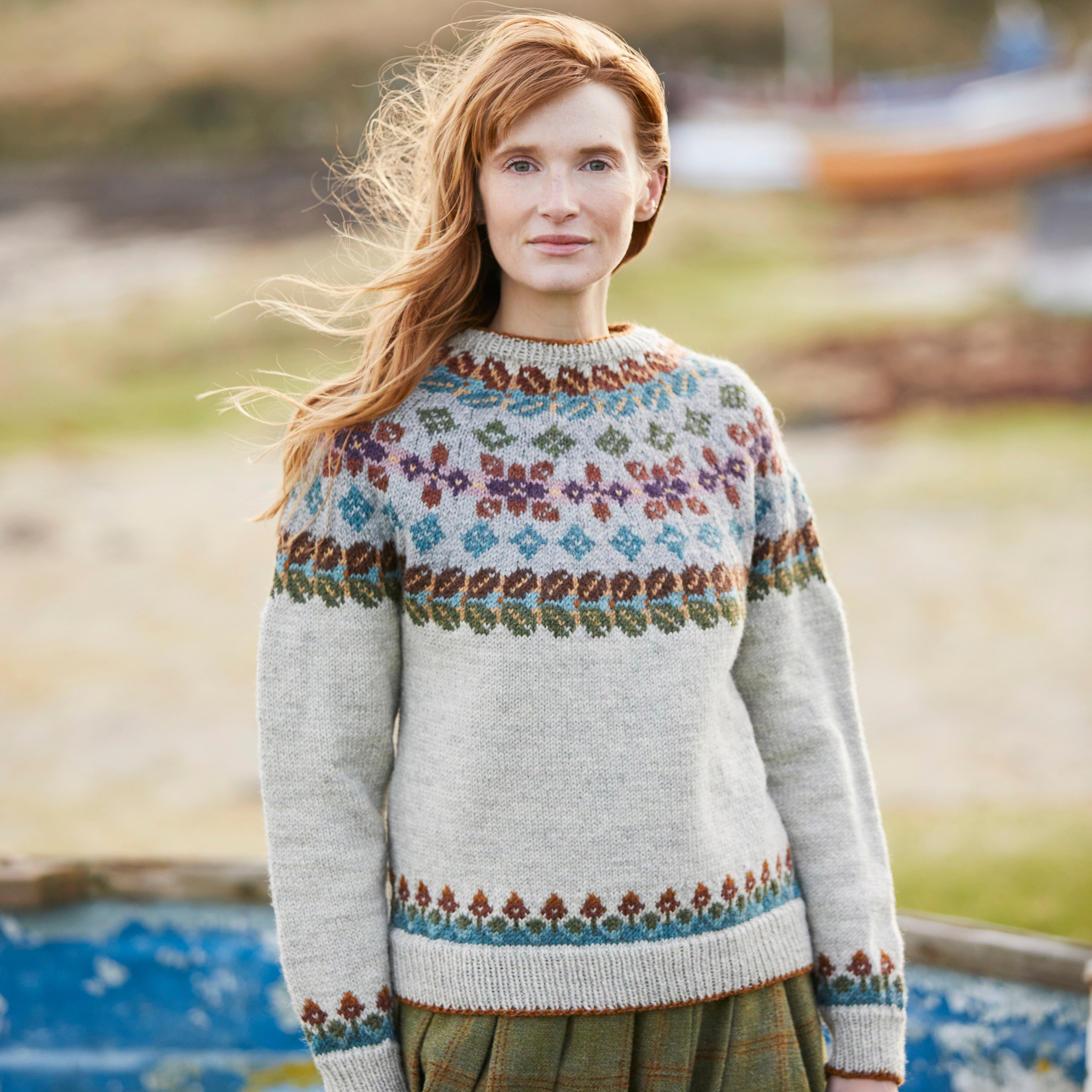 Seahouses Sweater kit – Fibre Yard